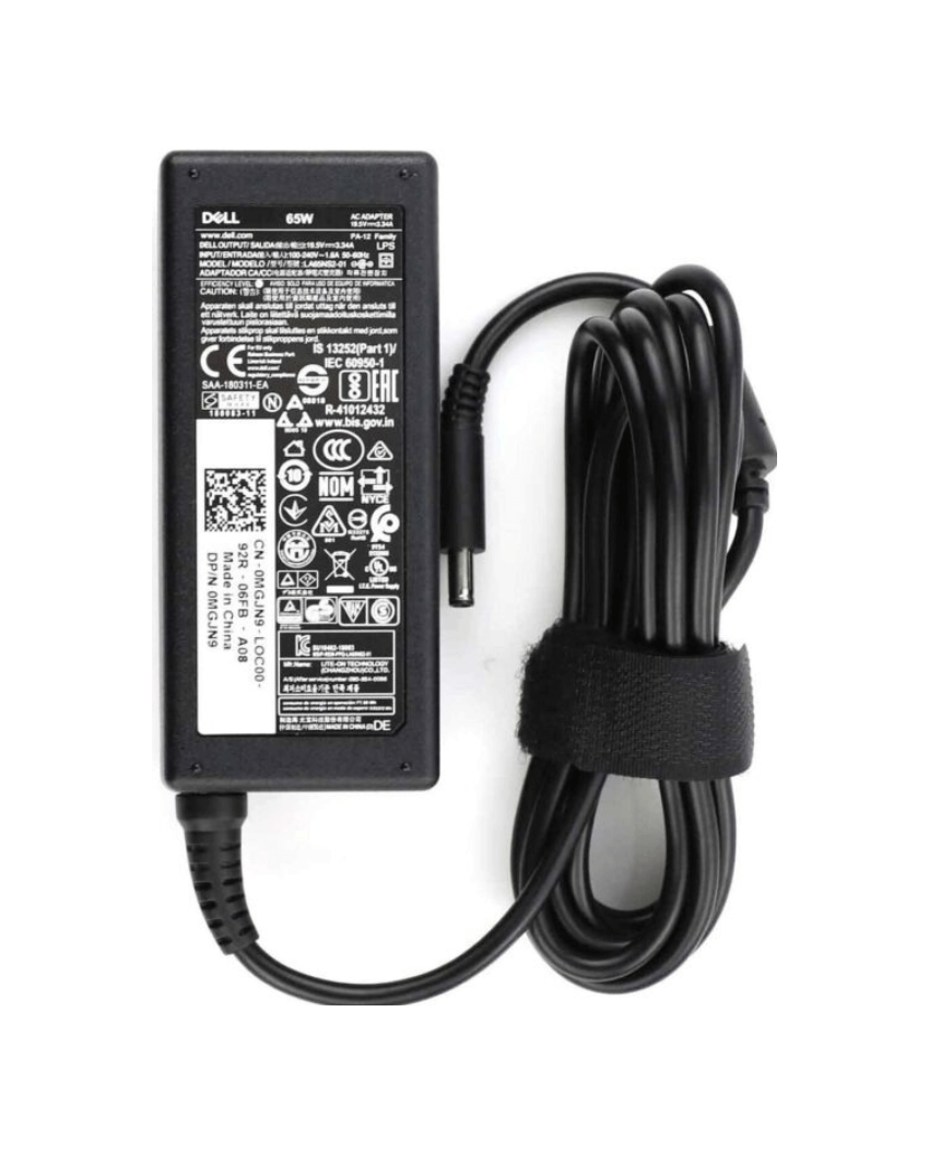 Laptop Charger Dell 19.5V 3.34A Small Pin with Power Cable (Replacement ...